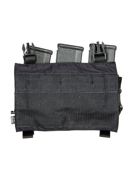 TRIPLE PORTE CHARGEUR AR-15/M4 POUR GILET PANNEAU SERBEL / VELCRO ...